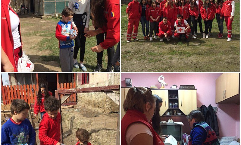 Crucea Rosie si Primaria Simleu Silvaniei au impartit pachete ...