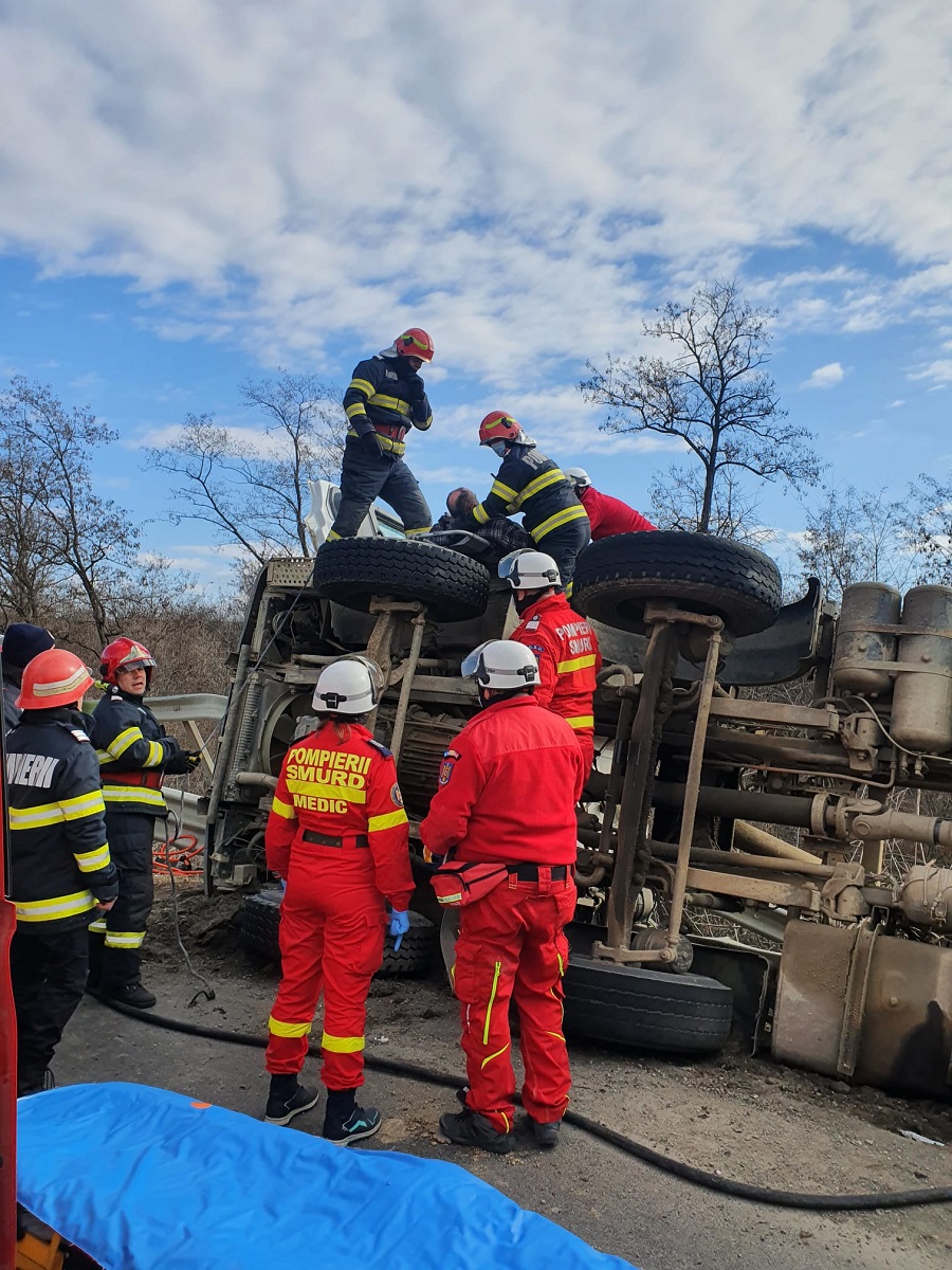 Autocamion răsturnat în Mirșid - ZTV.ro - Zalau TV