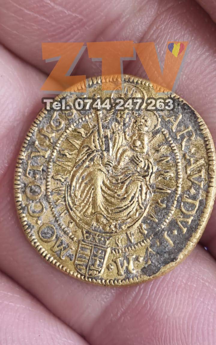 S-A GĂSIT O MONEDĂ VECHE DIN AUR ÎN CURTEA CNS ZALĂU - ZTV.ro - Zalau TV