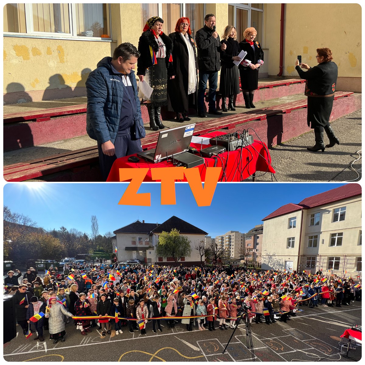 Ziua Națională la școala Gh. Lazăr din Zalău - ZTV.ro - Zalau TV