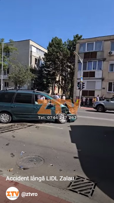 Accident la LIDL - ZTV.ro - Zalau TV