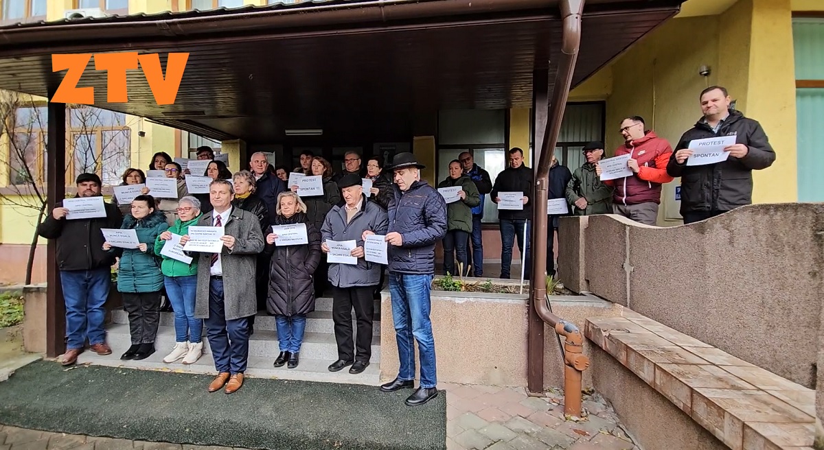PROTEST SPONTAN LA APIA SALAJ - ZTV.ro - Zalau TV