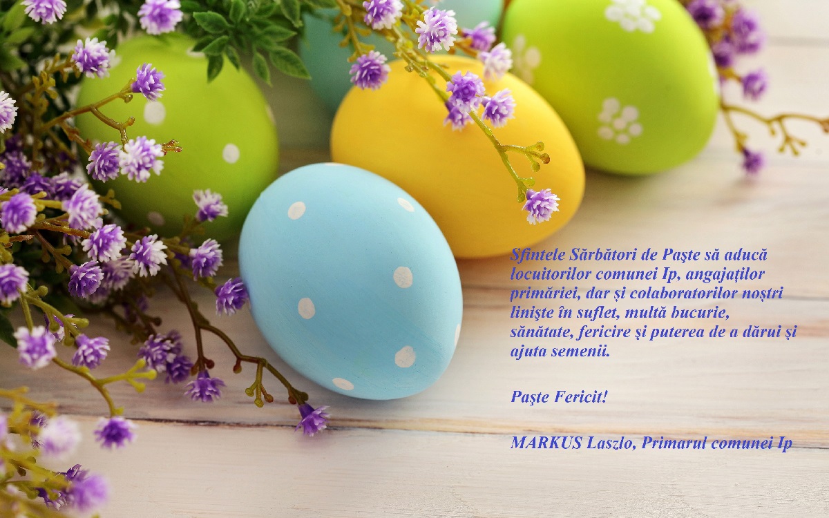 MARKUS Laszlo, Primarul comunei Ip: -Paşte Fericit! - ZTV.ro - Zalau TV