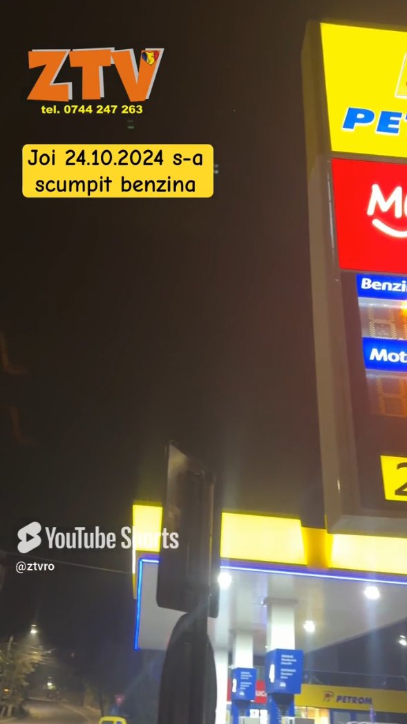 Joi 24.10.2024 s-a scumpit benzina - ZTV.ro - Zalau TV