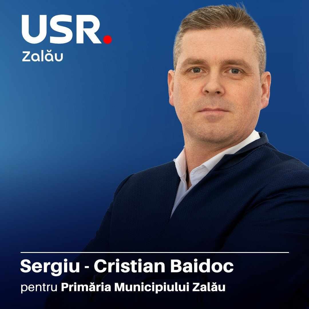 Sergiu Baidoc, candidatul USR la functia de primar in municipiul Zalău ...
