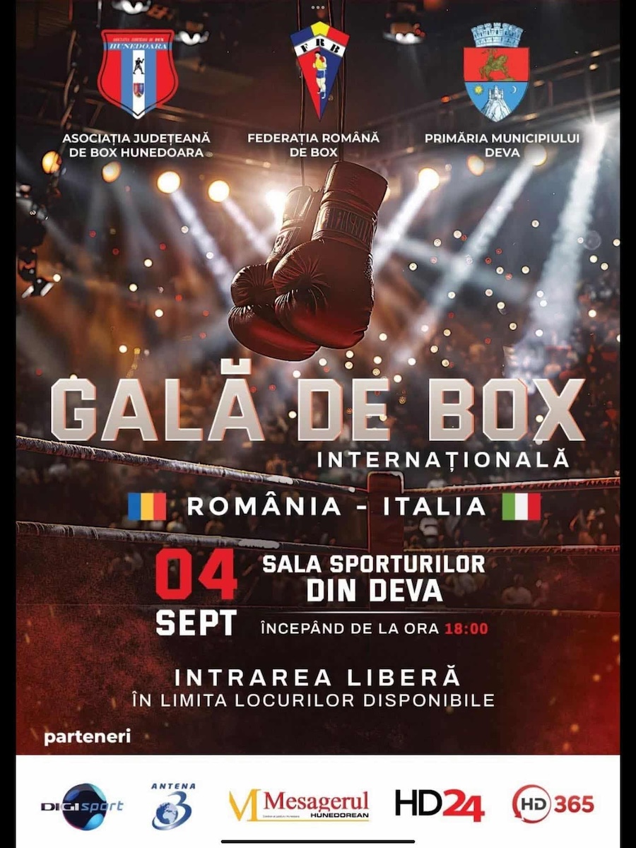 Trei sportivi de la CSM Zalau la Gala Internationala de Box Romania vs Italia - ZTV.ro - Zalau TV