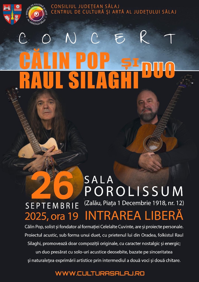 Centrul de Cultură și Artă al Județului Sălaj vă invită la concertul ...