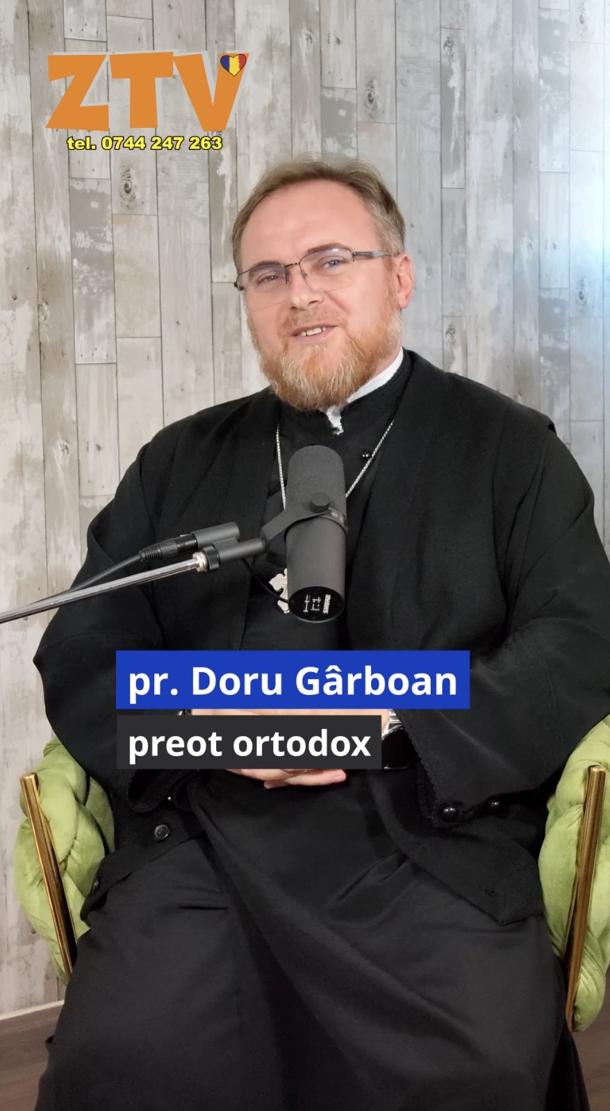 Educația copilului tāu deja a început. Pr. Doru Gârboan, preot ortodox - ZTV.ro - Zalau TV